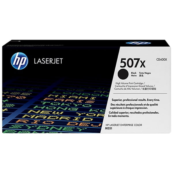 HP 507X - CE400X Black Toner Cartridge - BEST VALUE | FAST DELIVERY